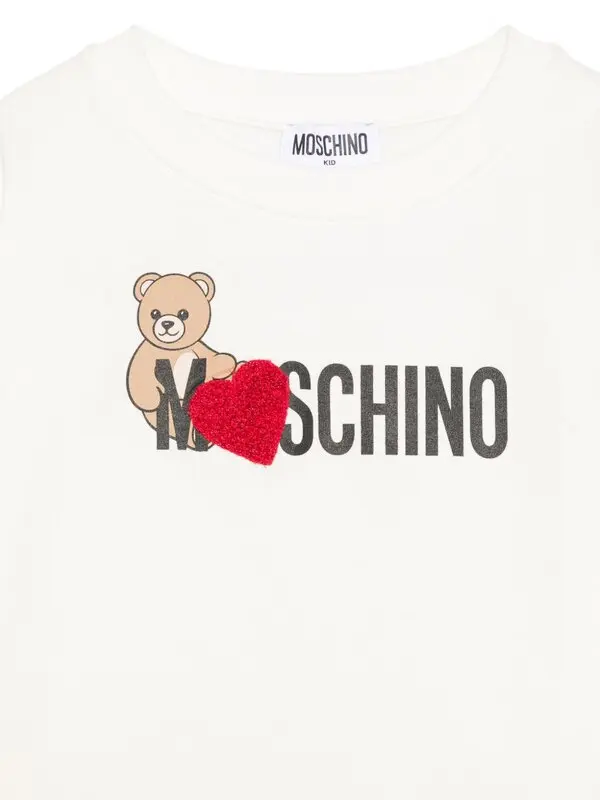 Moschino Teddy Bear Heart Patch Sweatshirt