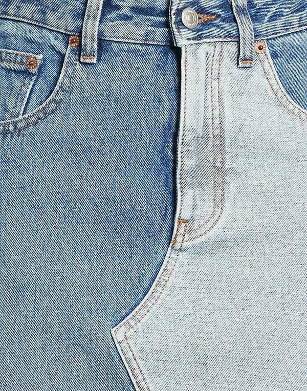 MAISON MARGIELA Twotone Denim Aline Skirt