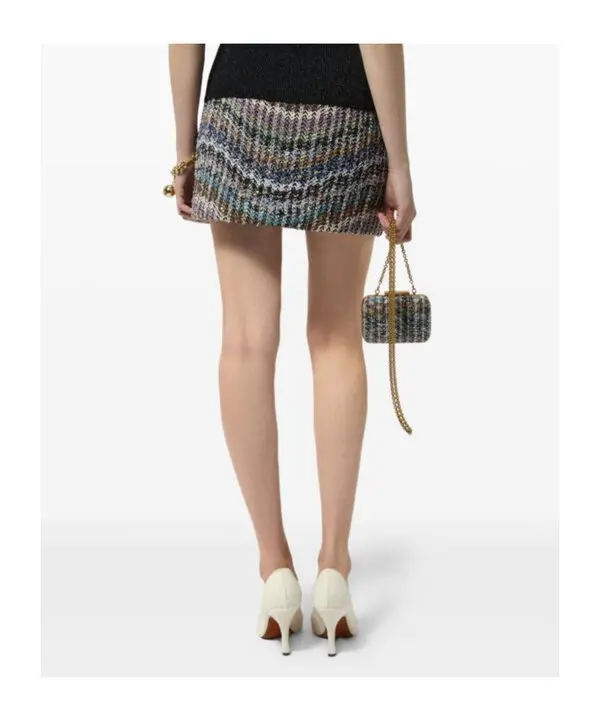 Missoni Zigzag-knit Sequin-embellished Skirt
