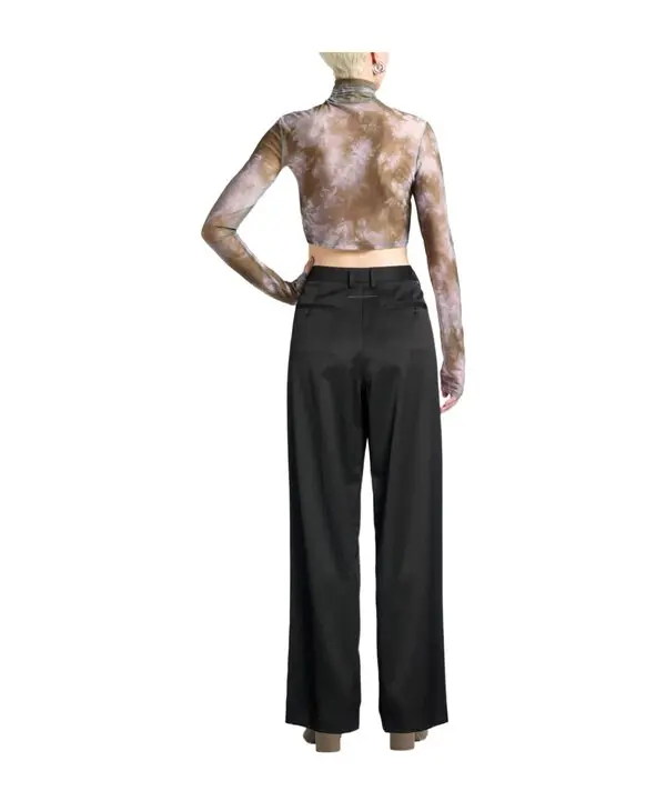 MAISON MARGIELA Solid Color Wideleg Trousers