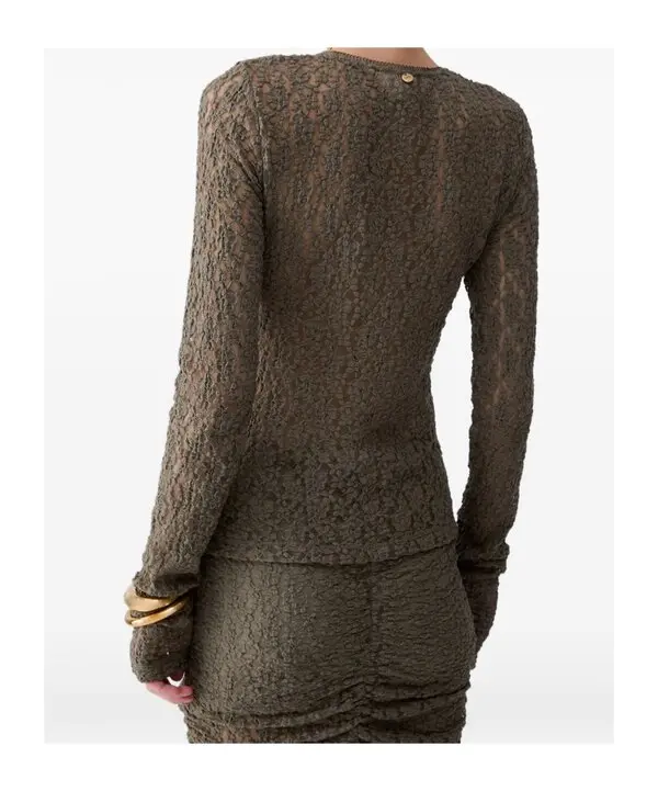 Liu Jo Stretch Lace Top - Green
