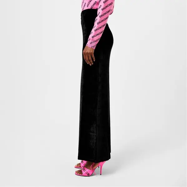 Balenciaga Velvet Maxi Skirt