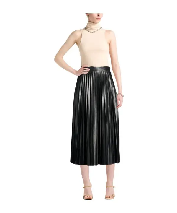 MAISON MARGIELA Pleated Midi Skirt