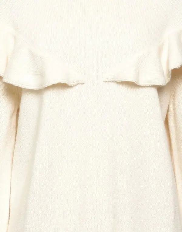 Chloé Casual Knit Top With Ruffle Detail