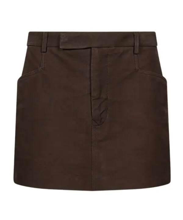 Rick Owens Belt Loop Midi Skirt