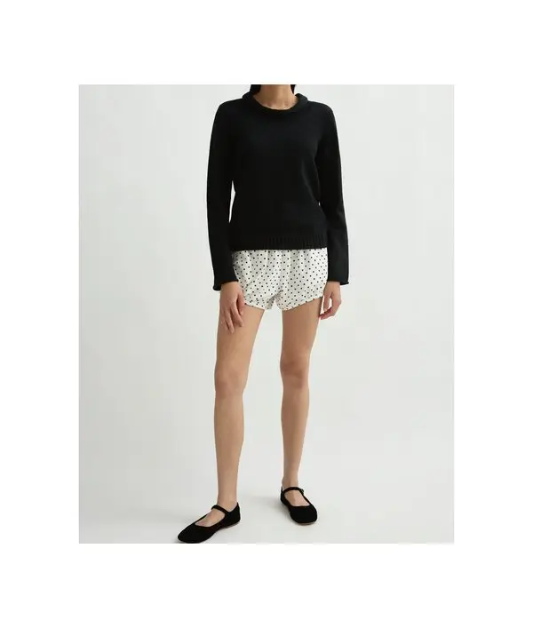Posse Long Sleeve Knitwear With Rolled Collar And Cuffs