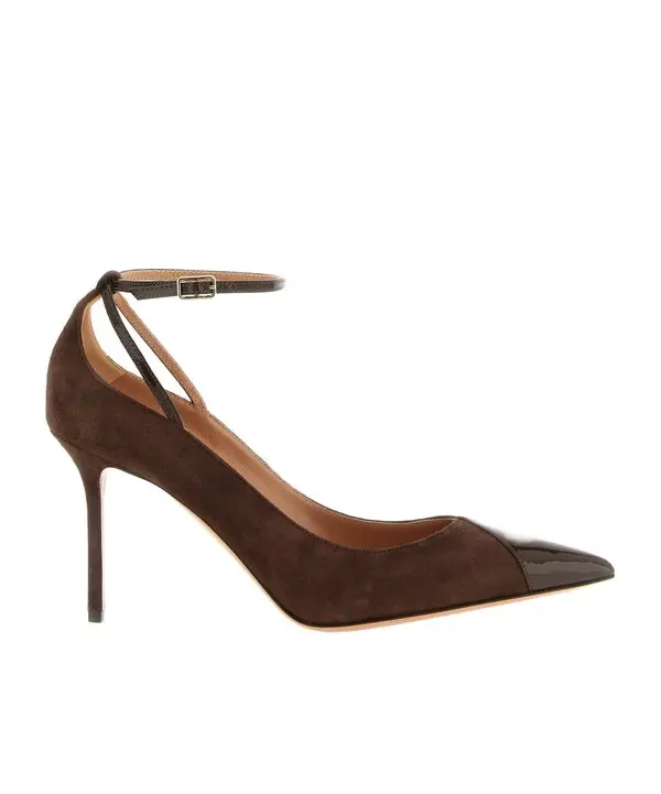 AQUAZZURA Pointed-toe Stiletto High Heels With Ankle Strap