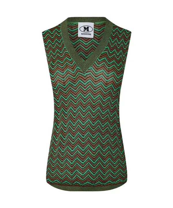 Missoni Zigzag Knitted Vest