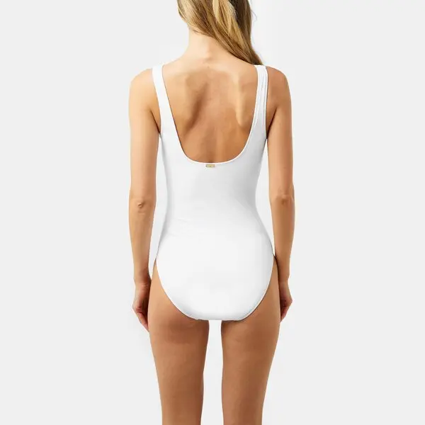 Ralph Lauren Ring Detail Plunge Swimsuit