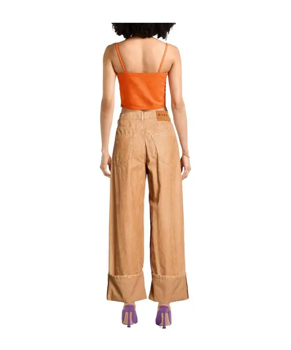 Marni Solid Color Casual Trousers