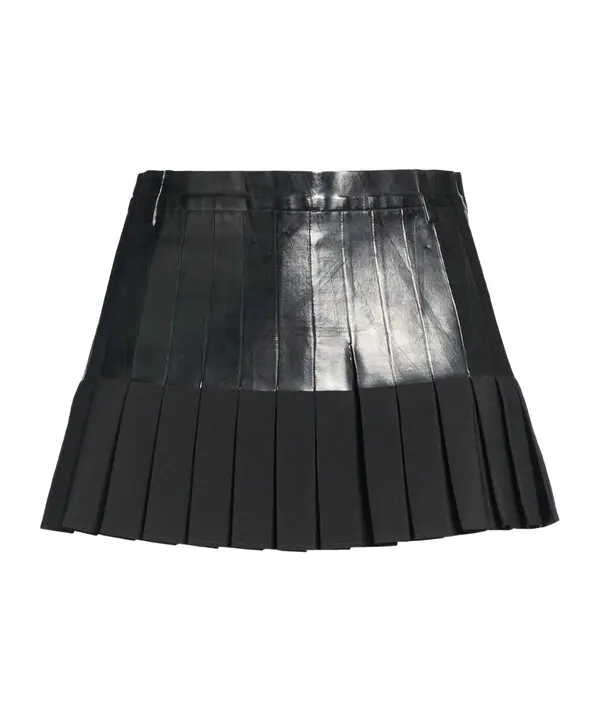 MAISON MARGIELA Pleated Mini Skirt
