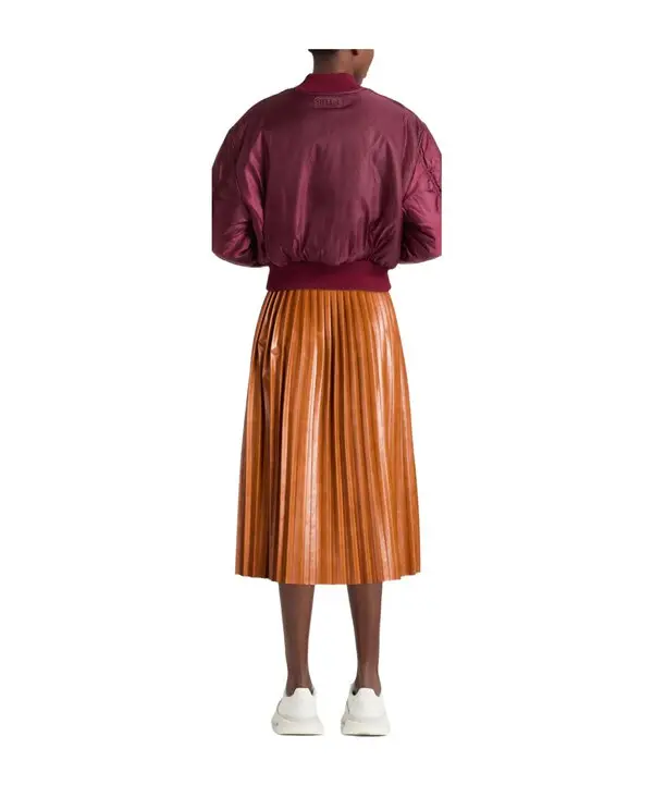 MAISON MARGIELA Pleated Midi Skirt