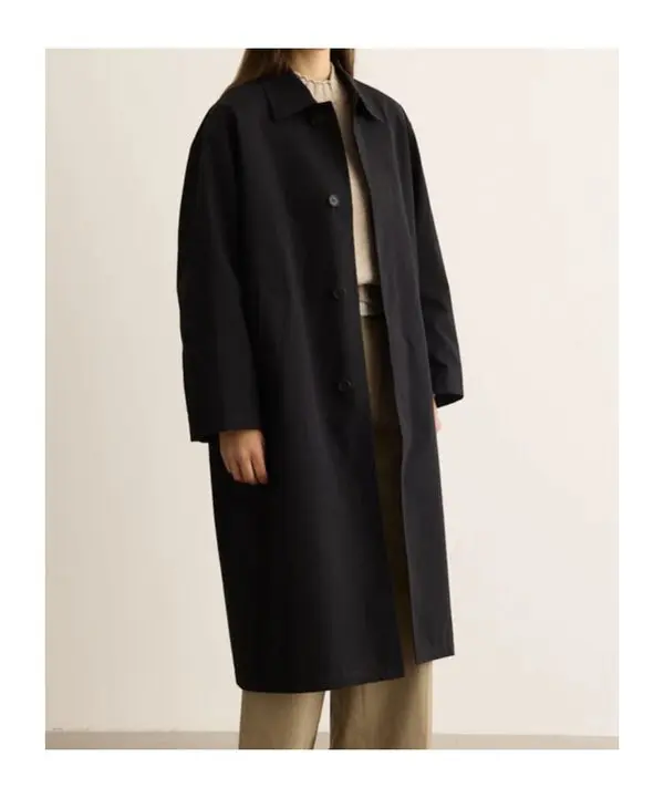 DUNST Collared Long-sleeved Trench Coat