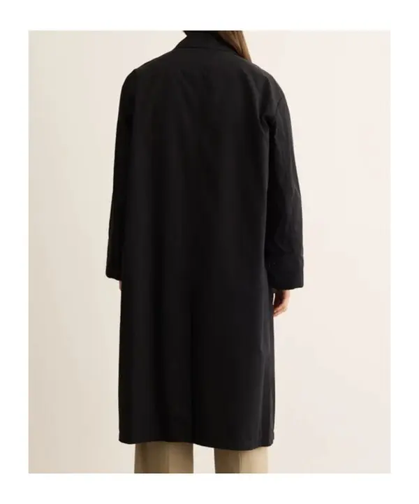 DUNST Collared Long-sleeved Trench Coat