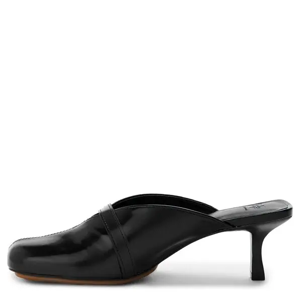 GANNI Heeled Mules With Buckle Detailing