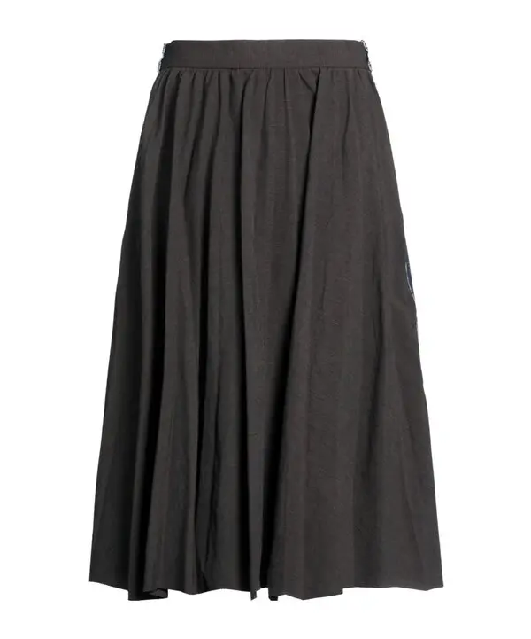 Balenciaga Flared Denim Midi Skirt
