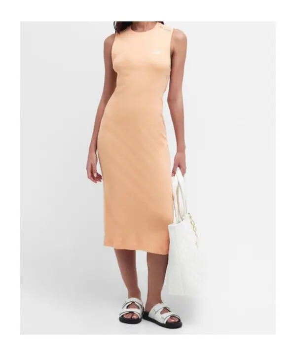 Barbour Sleeveless Round Neck Midi Dress