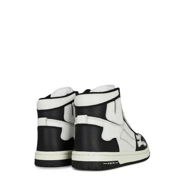 Amiri High-top Leather Sneakers With Skeleton Pattern