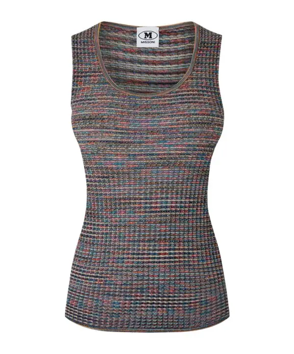 Missoni Sleeveless Top With Round Neck