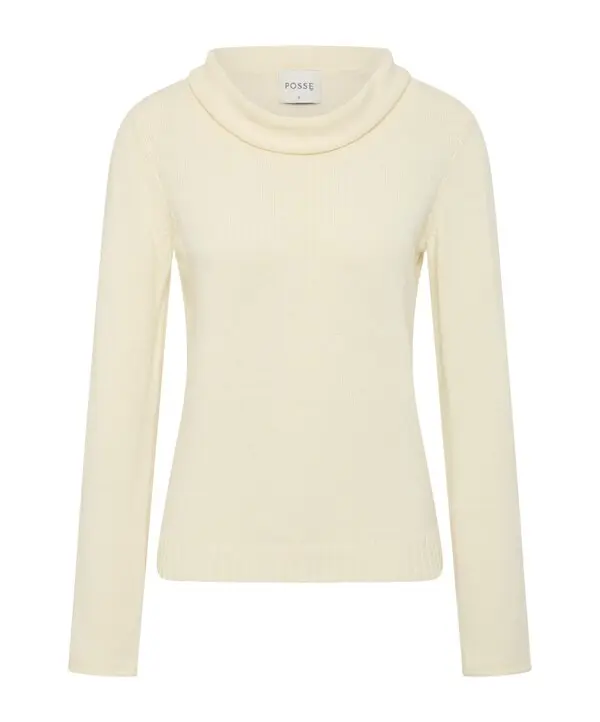 Posse Long Sleeve Knitwear With Rolled Collar