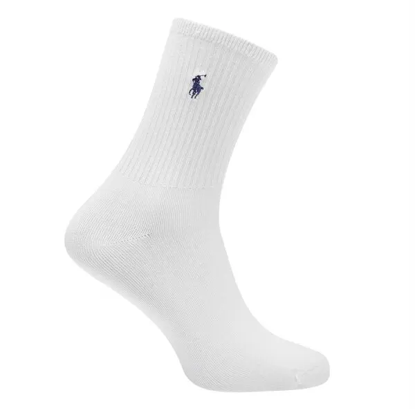 Polo Ralph Lauren Three Pairs Of Pure Cotton Crew Socks
