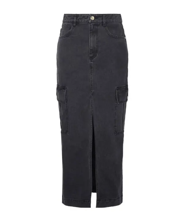 Barbour Tamsin Cargo Midi Skirt - Black