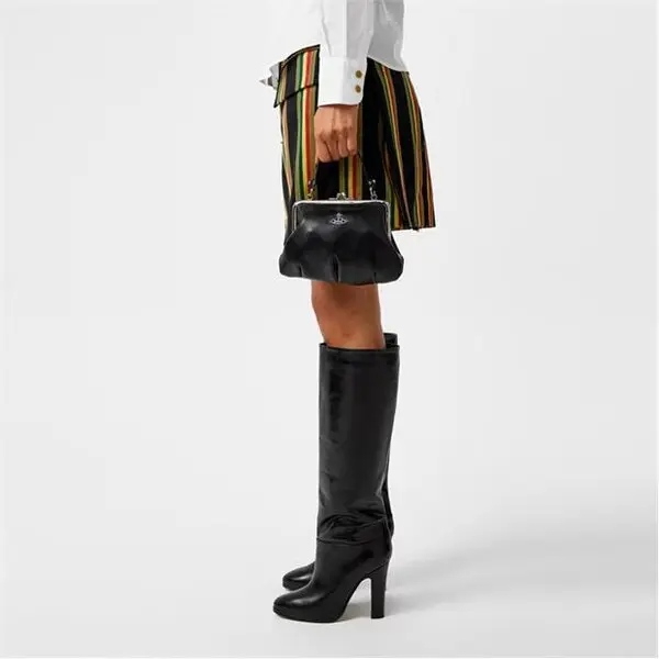 VIVIENNE WESTWOOD Textured Johanna Frame Purse