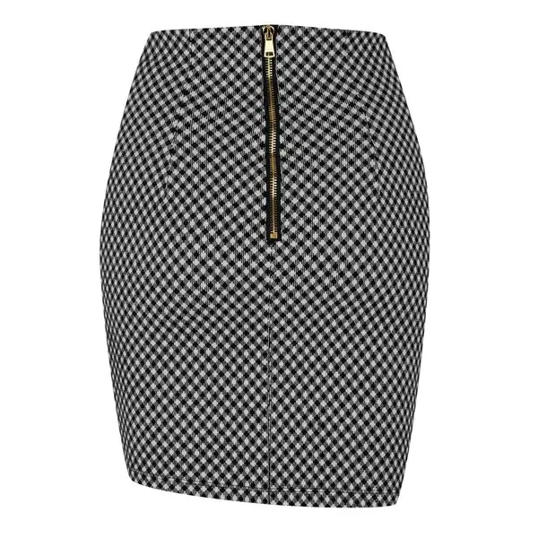 Balmain Pleated Midi Skirt With Button Detail