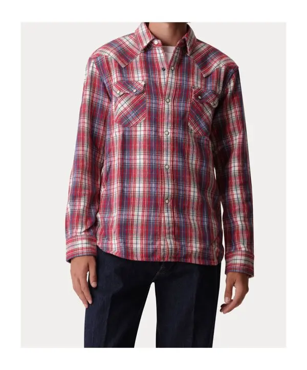 FORTELA Josh Checkered Cotton Western Shirt