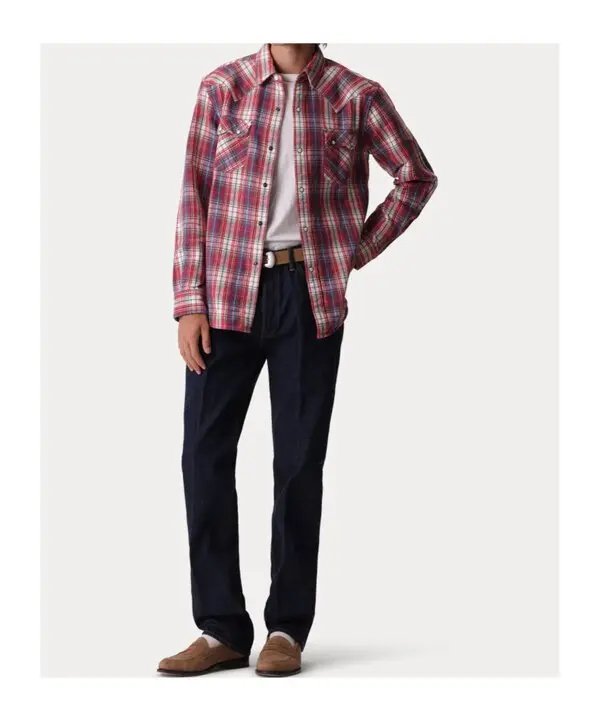 FORTELA Josh Checkered Cotton Western Shirt
