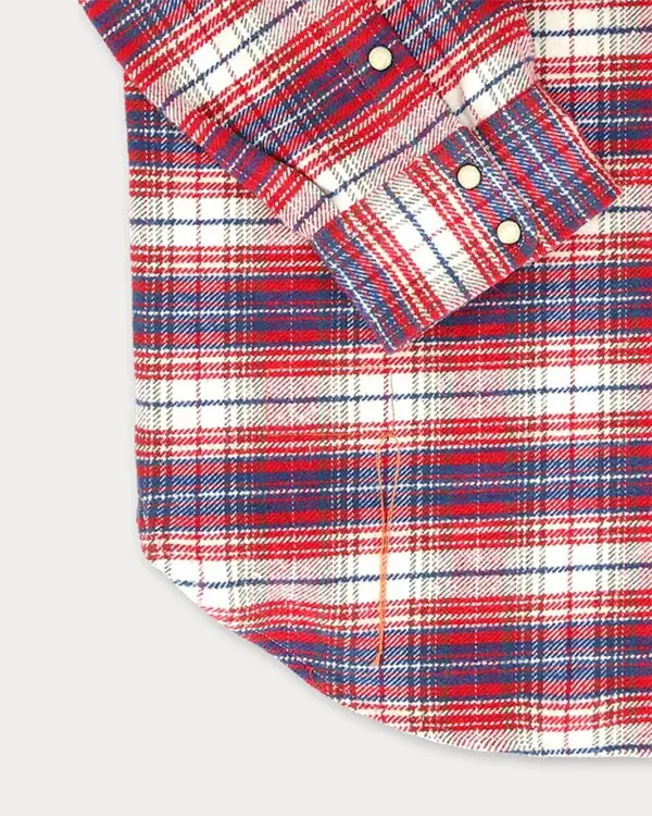 FORTELA Josh Checkered Cotton Western Shirt