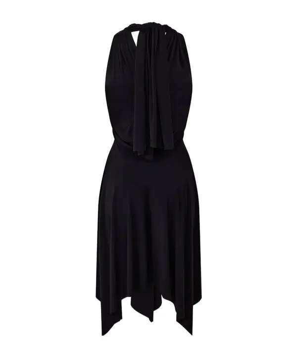 Norma Kamali Reversed Halter Dress