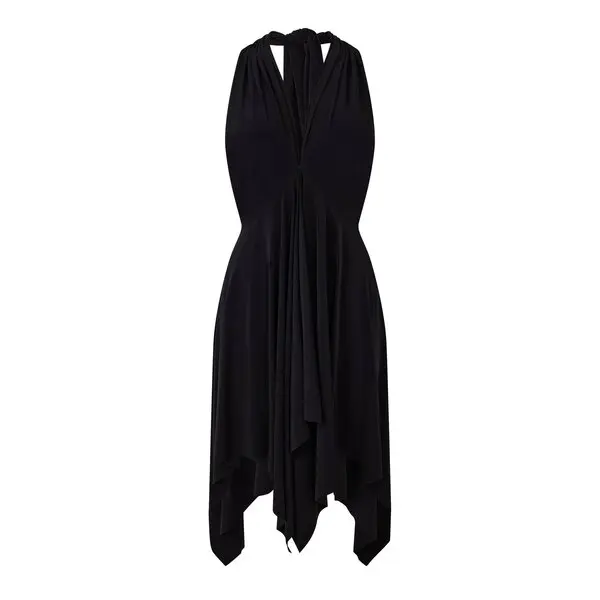 Norma Kamali Reversed Halter Dress
