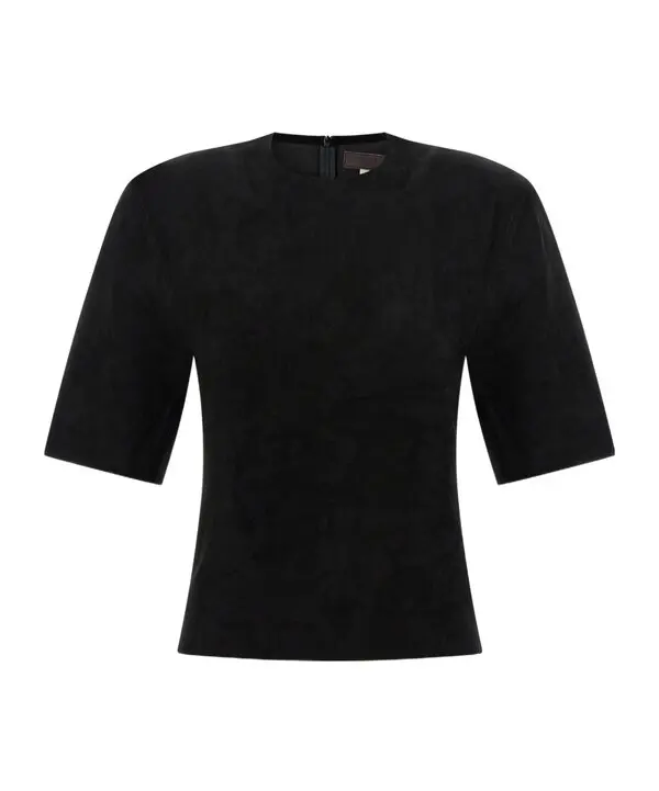Stouls Suede Fitted T-shirt