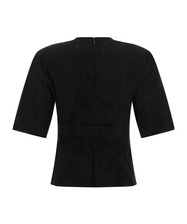 Stouls Suede Fitted T-shirt