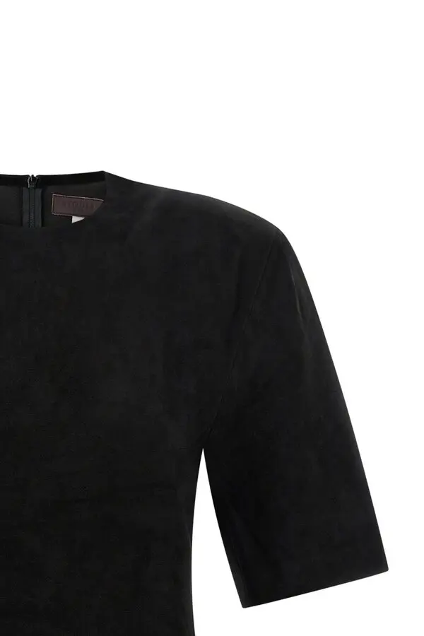 Stouls Suede Fitted T-shirt