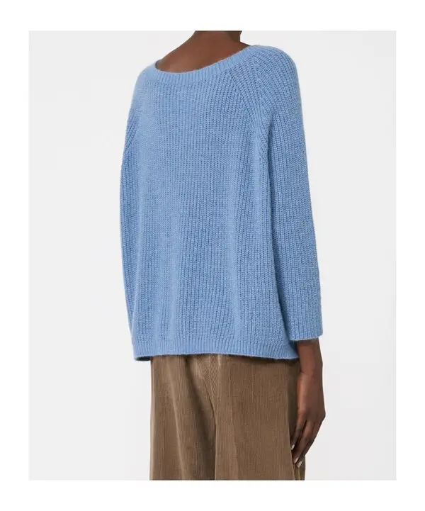 Max Mara Mohair Blend Knit Jumper - Light Blue