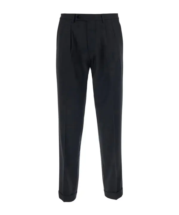MICHAEL COAL Pleated Regular-fit Trousers
