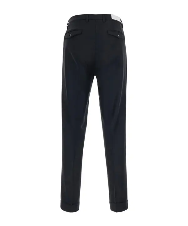 MICHAEL COAL Pleated Regular-fit Trousers