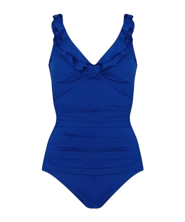 Ralph Lauren Ruffle Underwired One-piece Swimsuit
