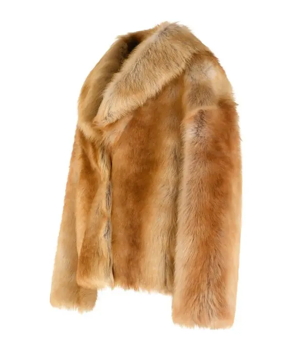 SALVATORE SANTORO Long Sleeve Faux Fur Jacket