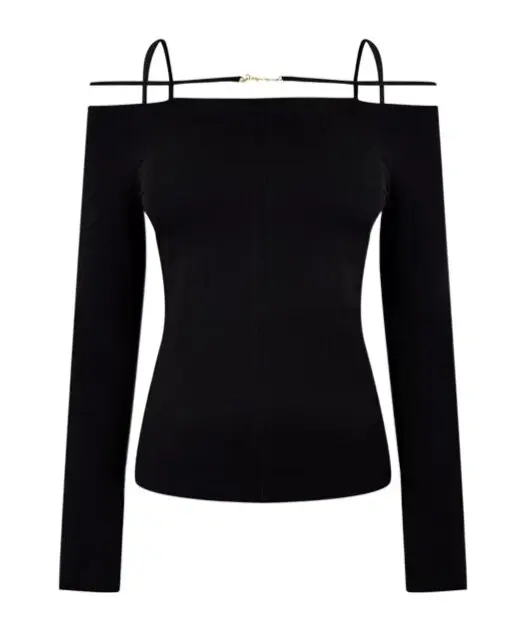 Jacquemus Off-the-shoulder Top With Strap Detailing