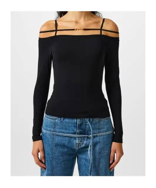 Jacquemus Off-the-shoulder Top With Strap Detailing