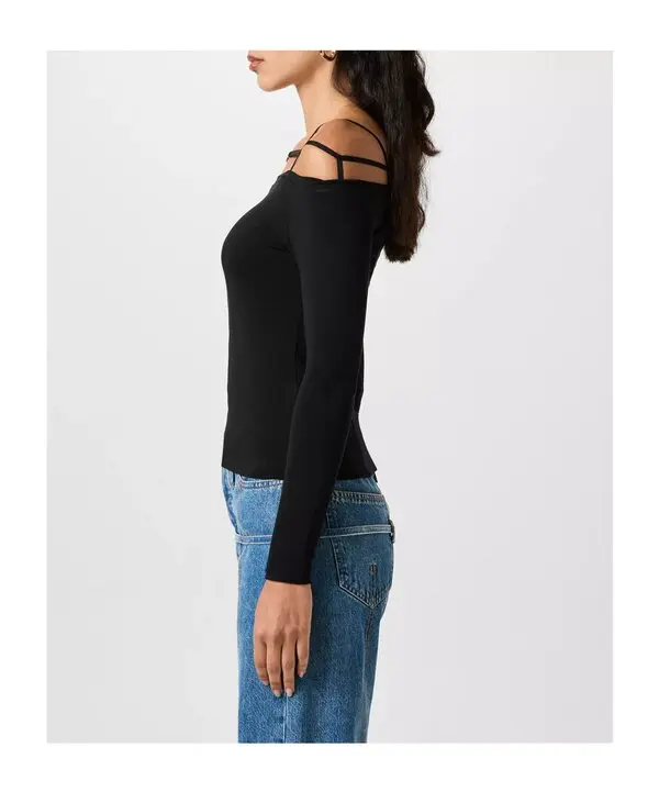 Jacquemus Off-the-shoulder Top With Strap Detailing