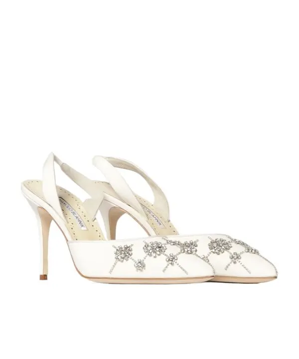 Manolo Blahnik Pointed-toe High-heeled Sandals