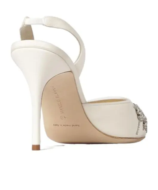 Manolo Blahnik Pointed-toe High-heeled Sandals