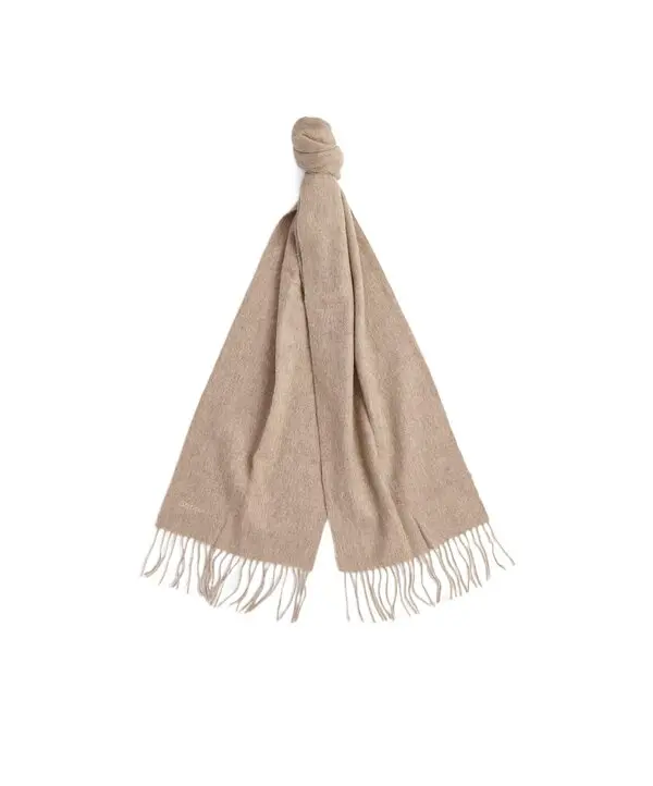 Barbour Logo Tassel Scarf