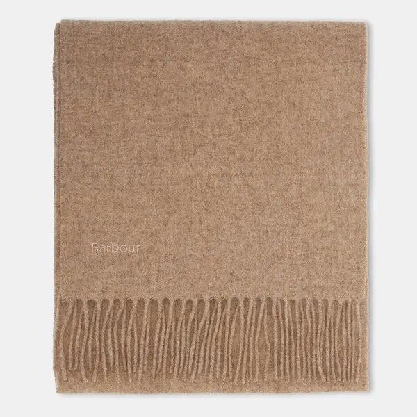 Barbour Logo Tassel Scarf