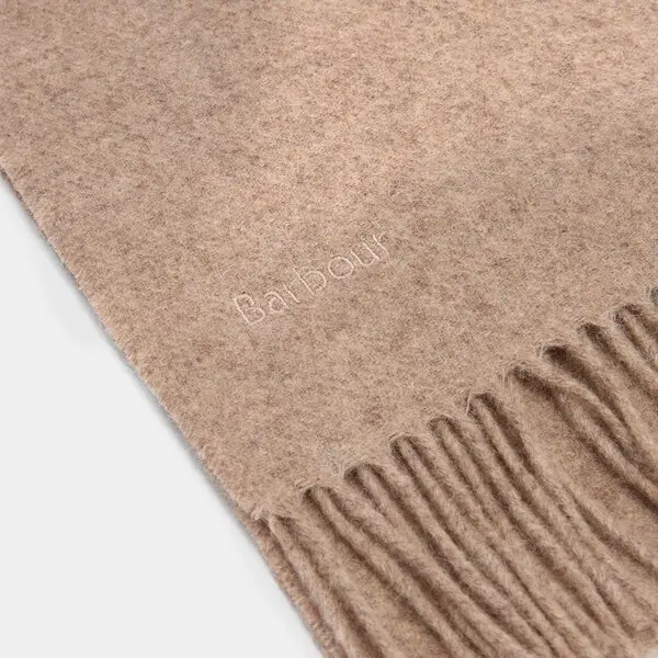 Barbour Logo Tassel Scarf