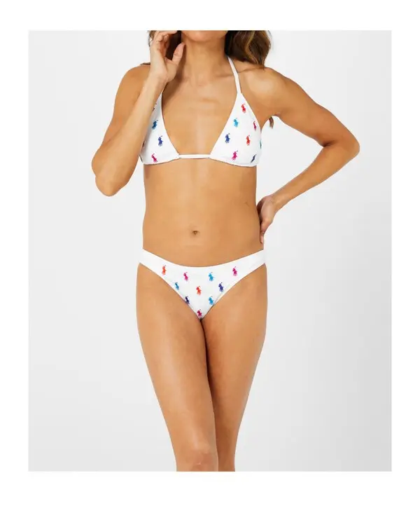 Polo Ralph Lauren Embroidered Pony Bikini Bottoms